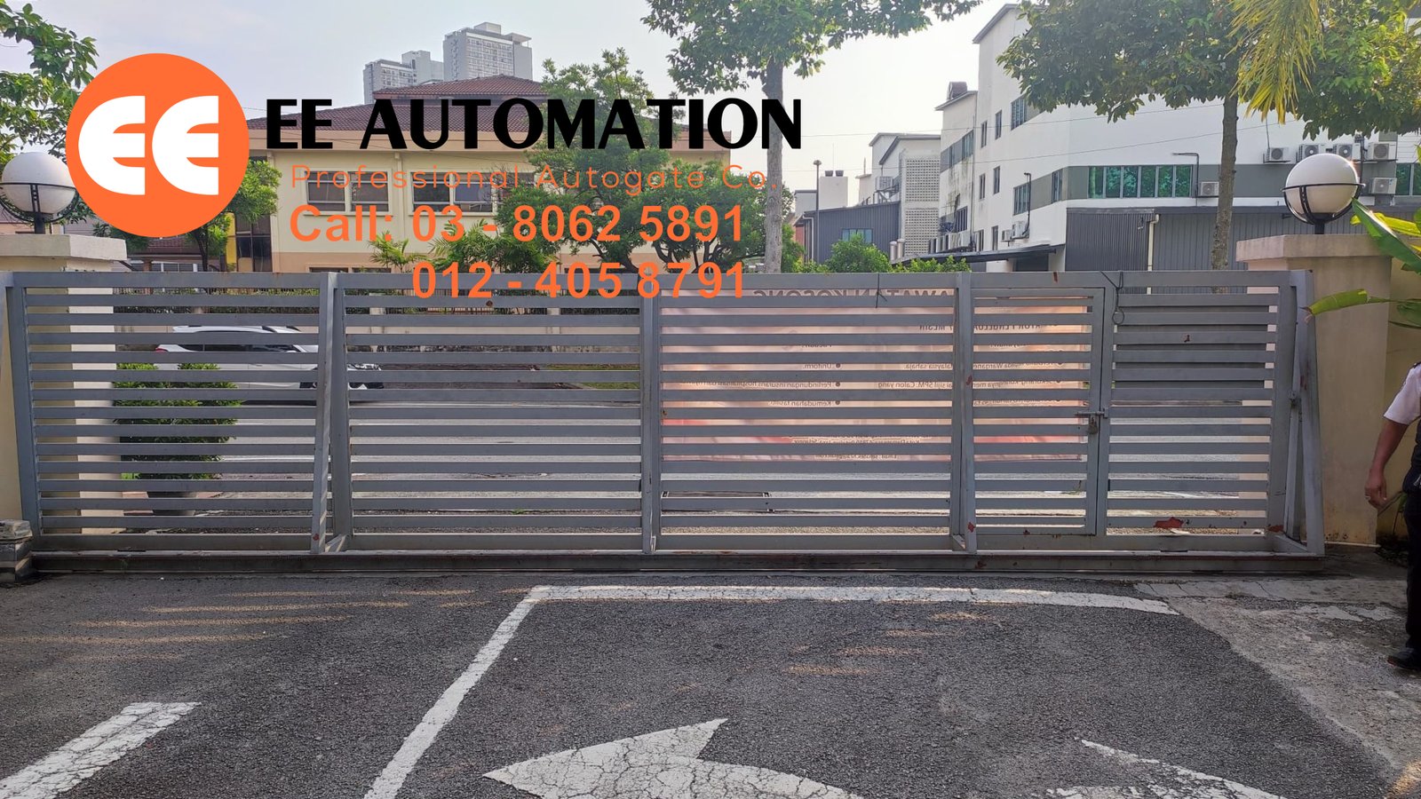 Industrial Autogate Kepong – Sliding Autogate Replacement – EE Automation