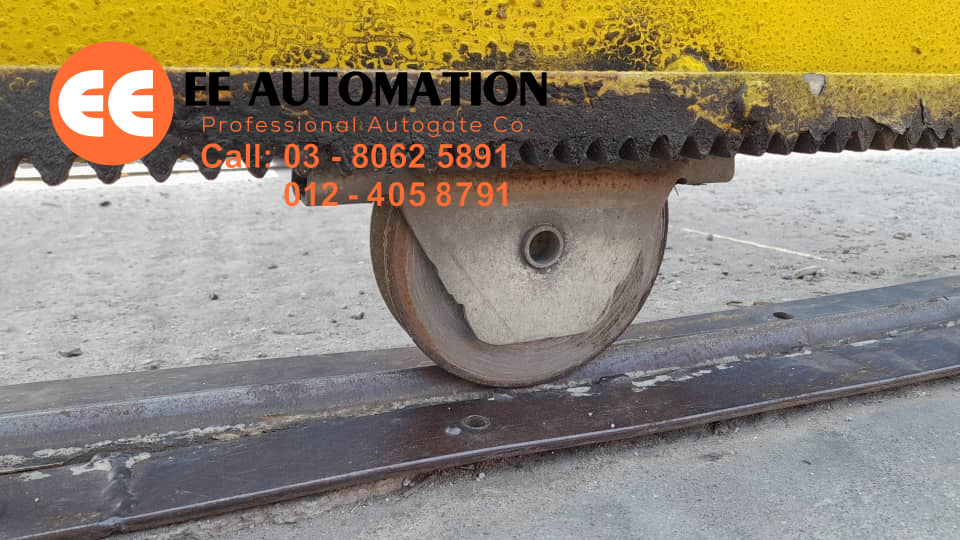 Replace Wheel For Heavy Sliding Auto Gate In Selangor & KL – EE Automation