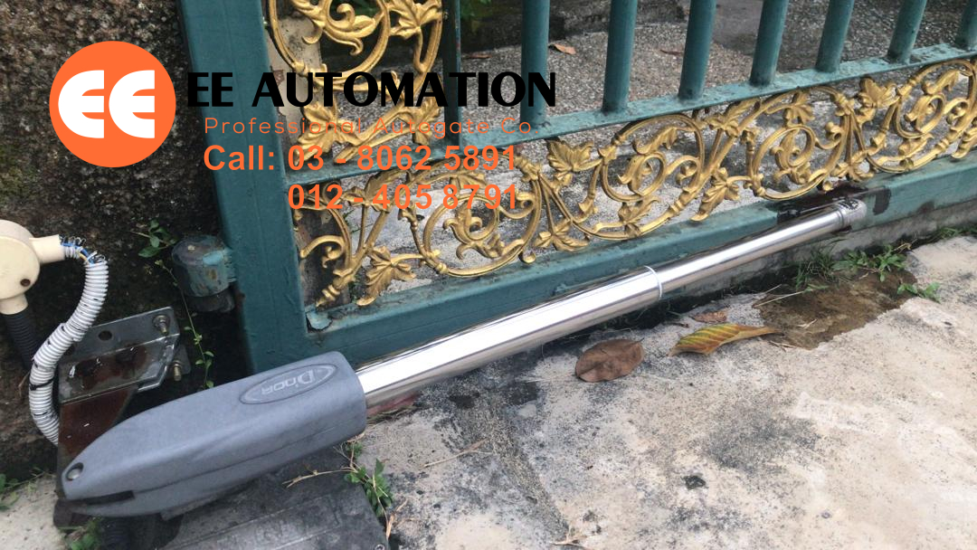 Salah Satu Arm Autogate Rosak – Servis Baiki Dan Tukar – EE Automation